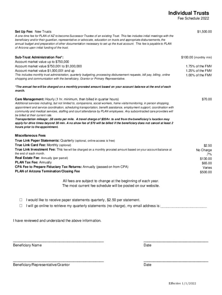 Fillable Online Individual Trusts Fax Email Print - pdfFiller