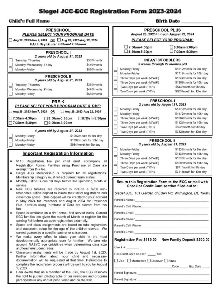 Fillable Online 2023-2024 Latchkey Registration Form Fax Email Print ...