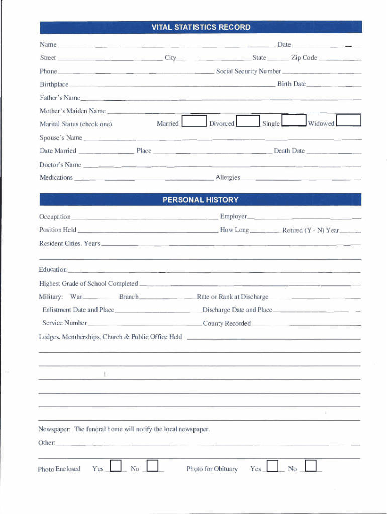 Fillable Online Birth Certificates Death Certificates Fax Email Print ...