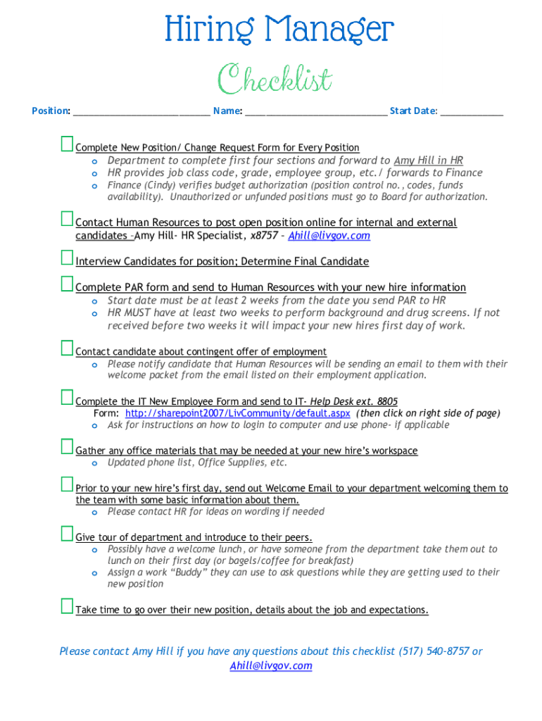 Fillable Online Step 1: Complete New Position/ Change Request Form Fax ...