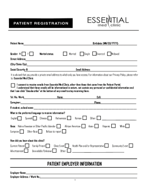 Fillable Online Essential med chronic application form Fax Email Print ...