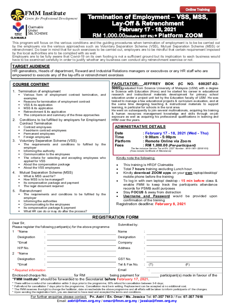 Fillable Online HRD Corp Claimable Courses (SBL-KHAS) Scheme Fax Email ...