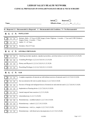 Fillable Online clinical privileges in general surgery Fax Email Print ...