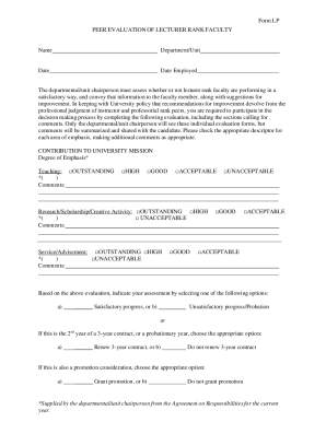 Fillable Online Promotion to full Professor guidelines - Administrative ...