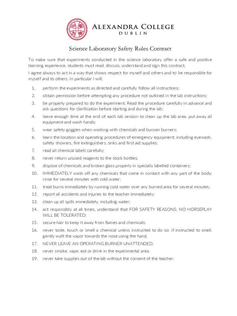 Fillable Online Lab Safety at Home: Your Students Really Can Do Hands- ... Fax Email Print ...