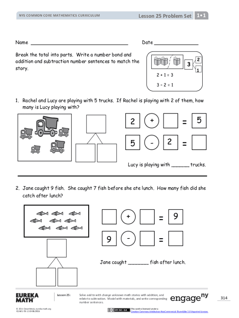 Fillable Online 1st Grade Math: Number Bonds and How to Use Them Fax ...