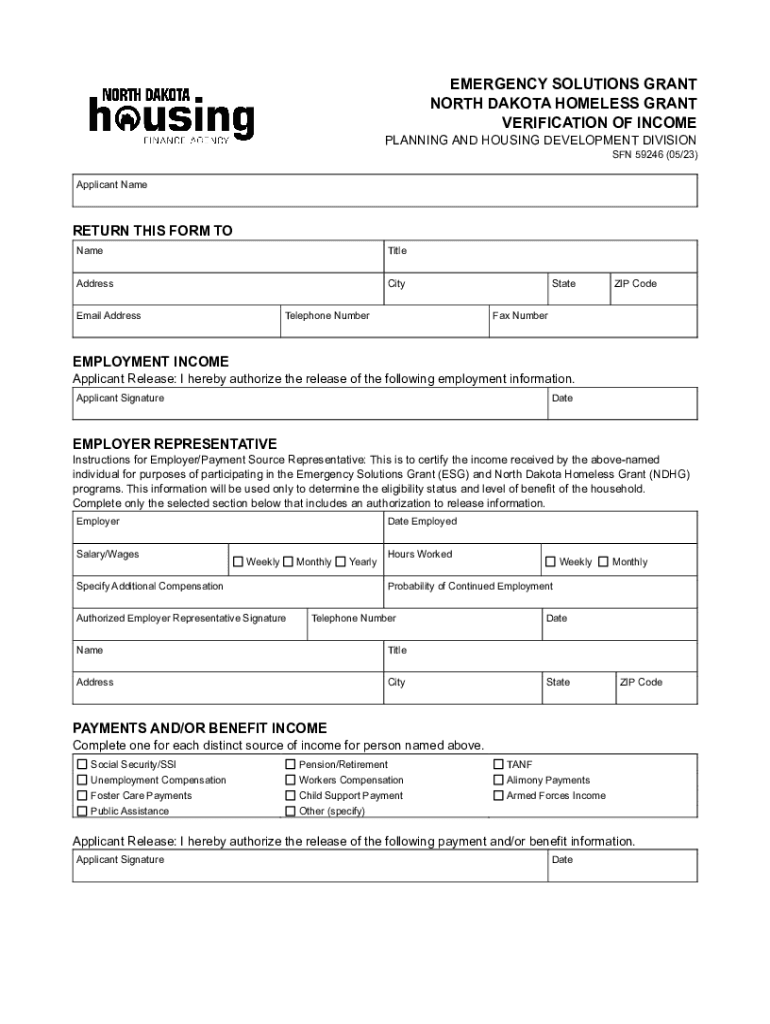 Fillable Online Emergency Solutions Grant Application Fax Email Print ...