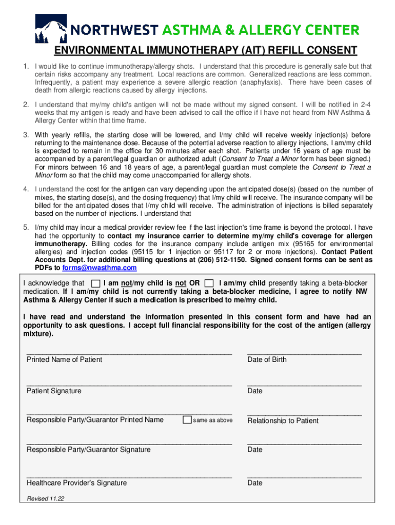 Fillable Online Allergen immunotherapy: progress and future outlook Fax ...