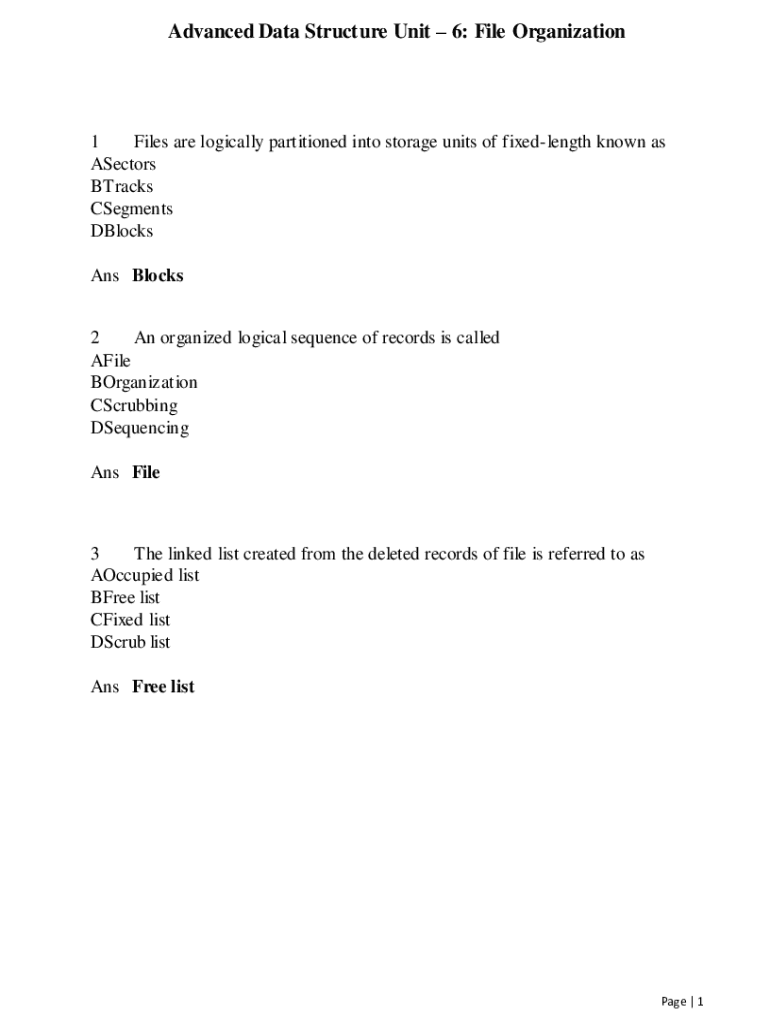 Fillable Online IT Fundamentals - File Systems Flashcards Fax Email Print - pdfFiller