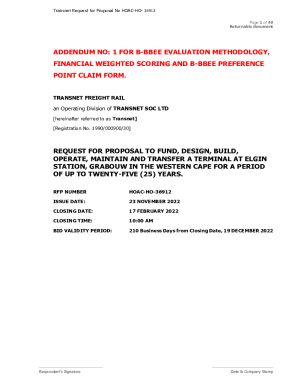 Fillable Online The guide to RFP scoring: Basics, best practices and ...