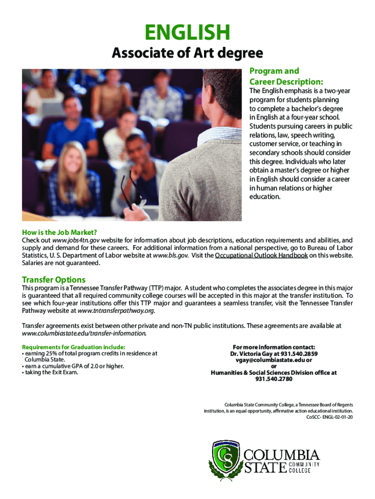 Fillable Online Associate of Art degree Fax Email Print - pdfFiller