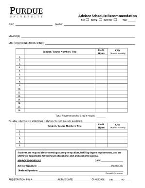 Fillable Online Trial Schedule Form Fax Email Print - pdfFiller