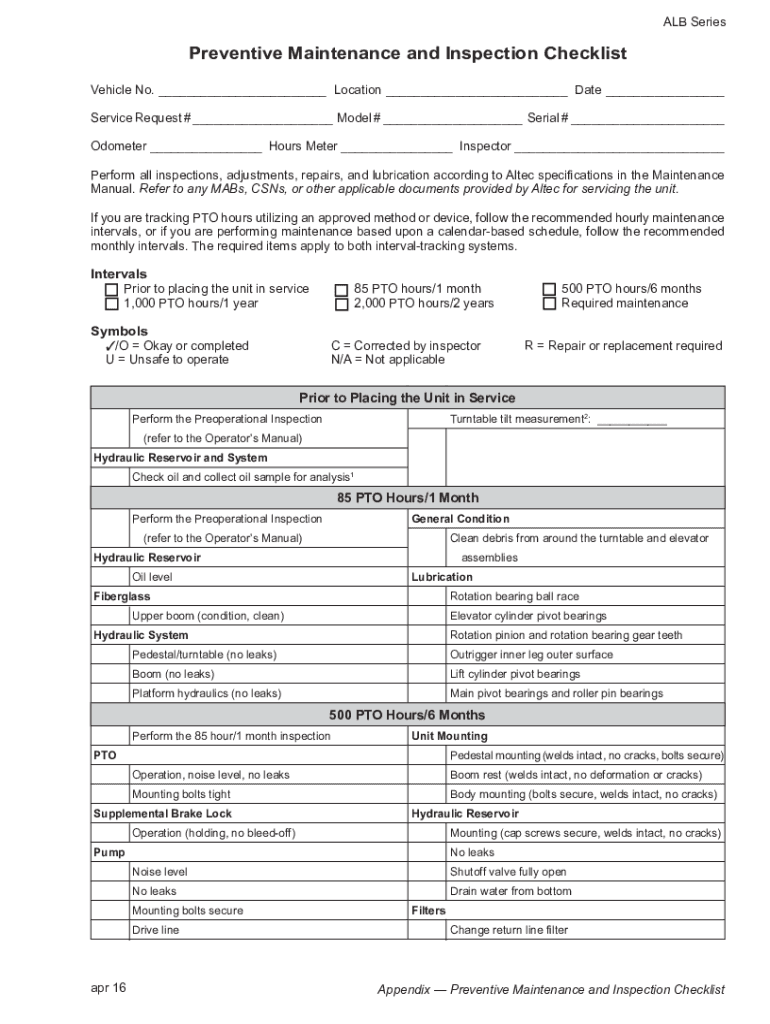 Fillable Online FLEET INSPECTIONS Fax Email Print - pdfFiller