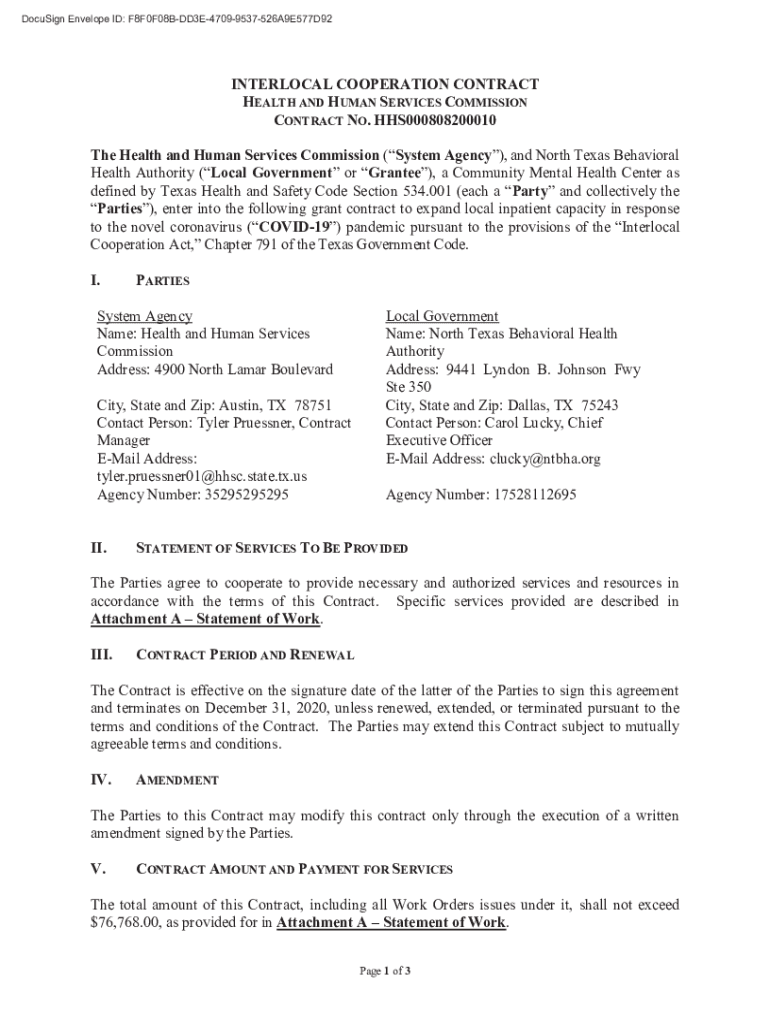Fillable Online INTERLOCAL AGREEMENT American Rescue Plan Act of ...