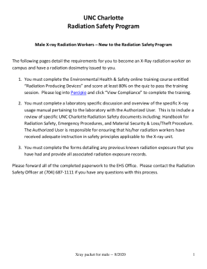 Fillable Online Radiation Safety Forms Fax Email Print - pdfFiller