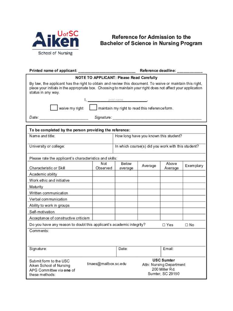 Fillable Online LVN to BSN APPLICATION FORM Fax Email Print - pdfFiller