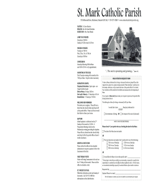 Fillable Online Holy Rosary Parish - parishbulletins.com Fax Email ...