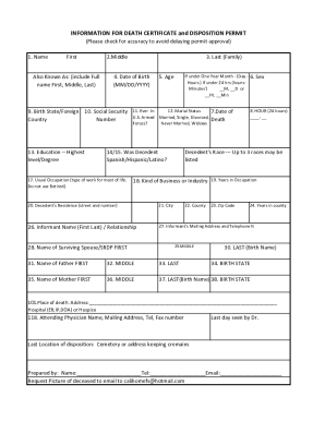 Fillable Online Medical Examiner Disposition Authorization Fax Email ...