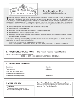 Fillable Online Application form - post opening.indd Fax Email Print - pdfFiller