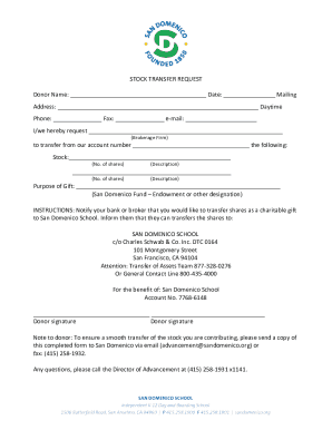 Fillable Online Stock Transfer Request Form (13).pdf Fax Email Print ...