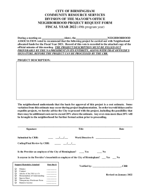 Fillable Online Project Sheet Fax Email Print - pdfFiller