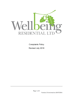 Fillable Online Procedures for the Handling of Retaliation Complaints ...