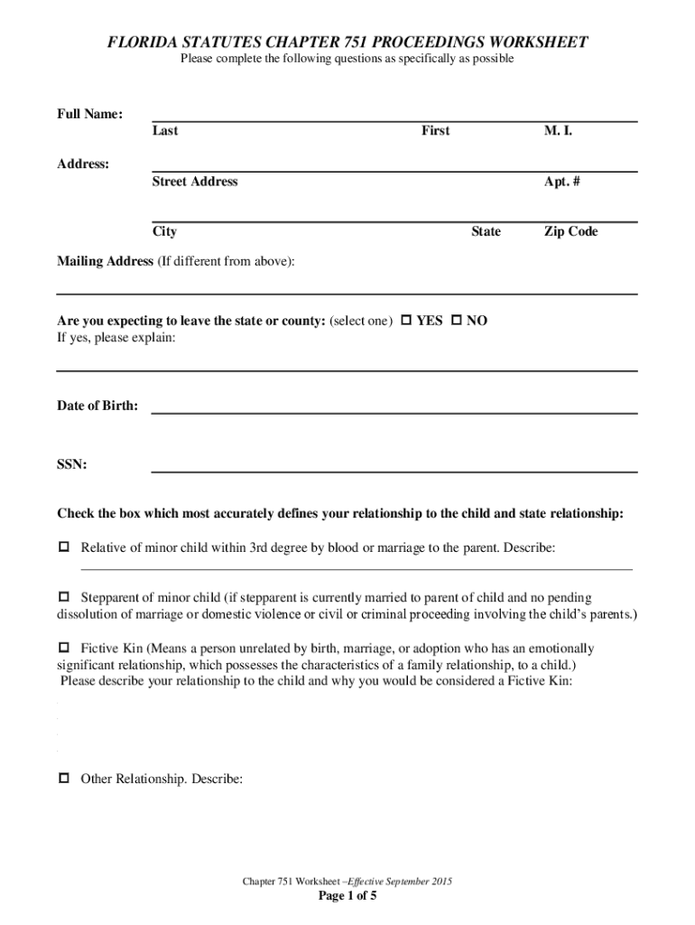 Fillable Online Petition For Temporary Custody By Extended Family Member Fax Email Print - pdfFiller