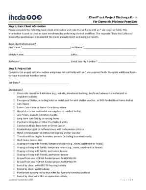Fillable Online Get ClientTrack Project Intake Form (For Domestic ...