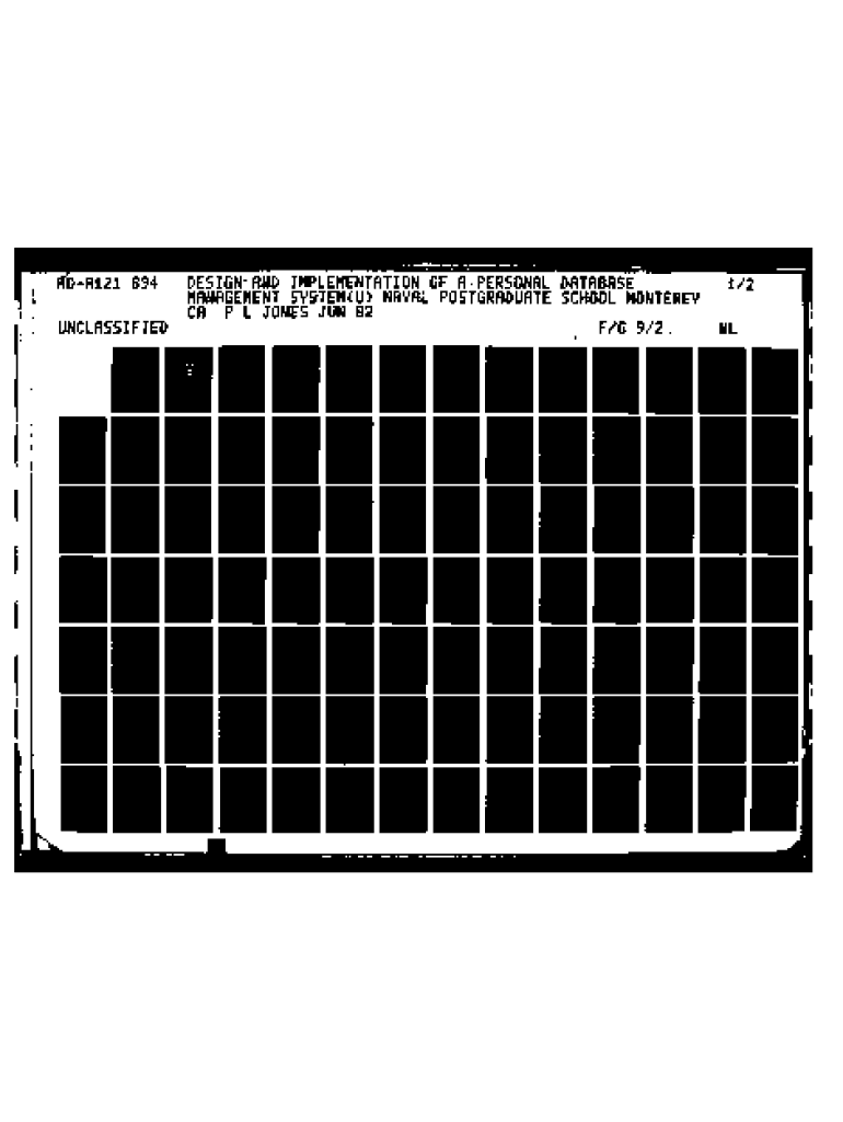 Fillable Online Design and Implementation of a Personal Database ...