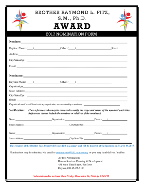 Fillable Online Random of Acts of Kindness Nomination Form Fax Email ...