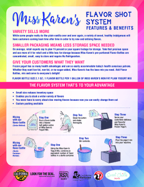 Fillable Online How Are Flavor Swirls And Flavor Shots Different At ...