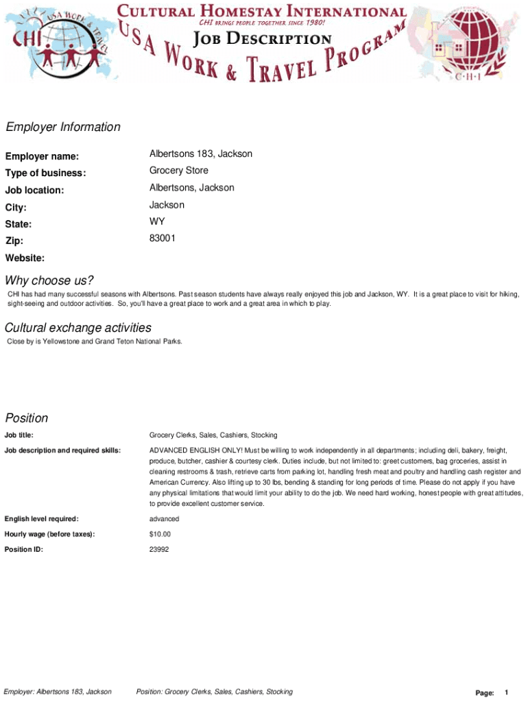 Albertsons Job Application Pdf - Fill Online, Printable, Fillable ...