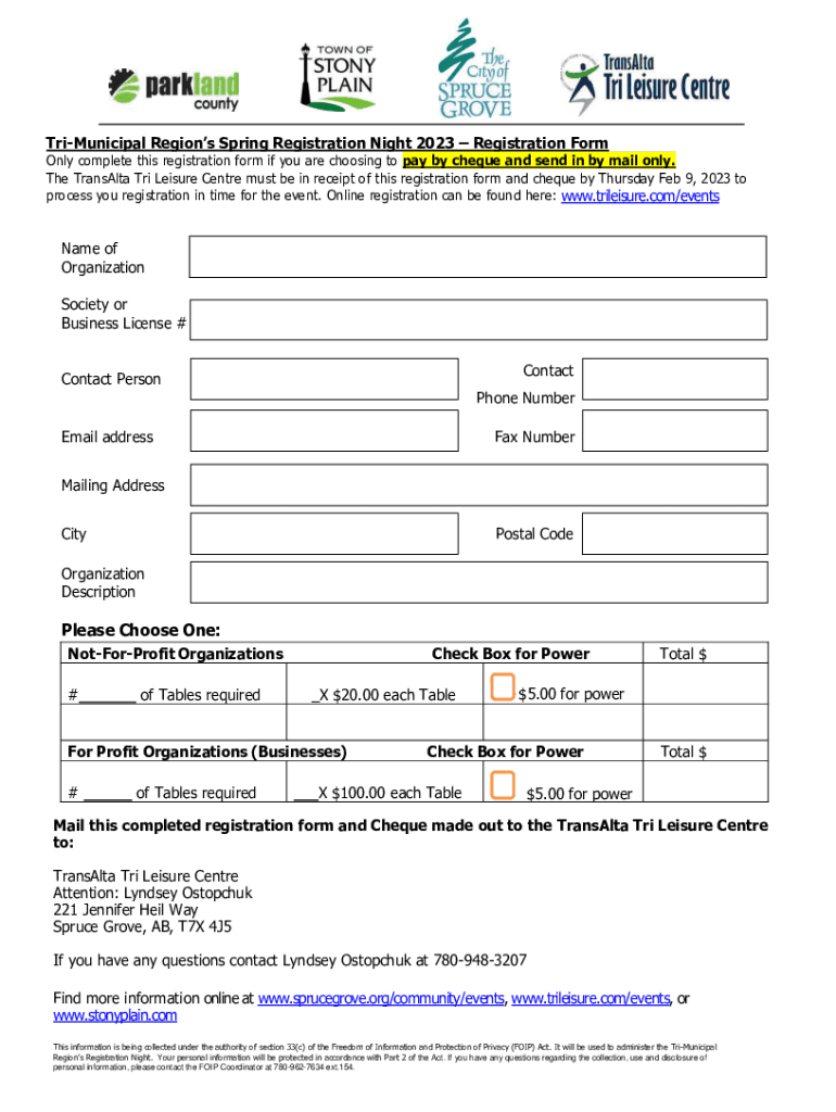Fillable Online Registration Dates and Reminders - Chattanooga Fax ...