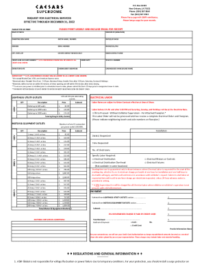 Fillable Online Electrical Form Fax Email Print - pdfFiller