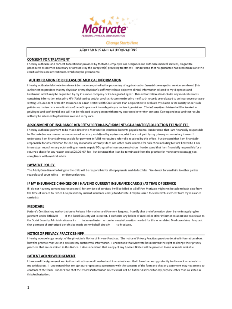 Fillable Online Authorization for and Consent to Surgery, Care, Treatment, ... Fax Email Print ...