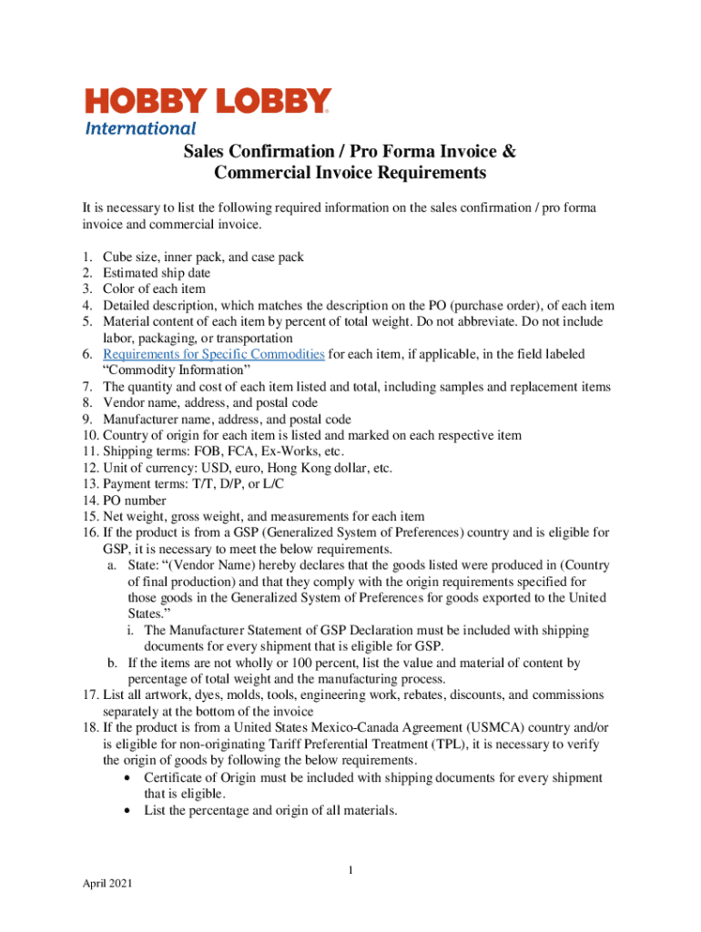 Fillable Online What is a Proforma Invoice? When to Use Pro Forma ...