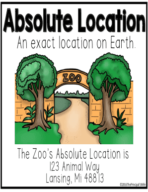 Fillable Online Absolute vs Relative Location - Definition for Kids ...