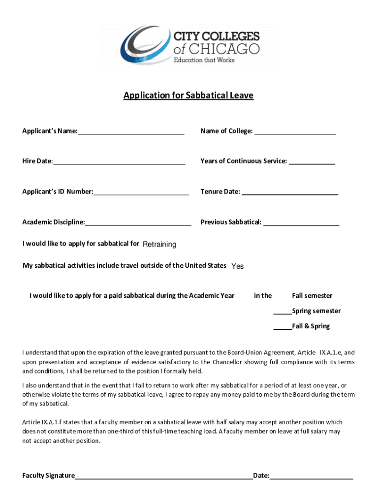 Fillable Online Leaves With Pay (Sabbatical and Difference In Pay Leaves) Fax Email Print ...