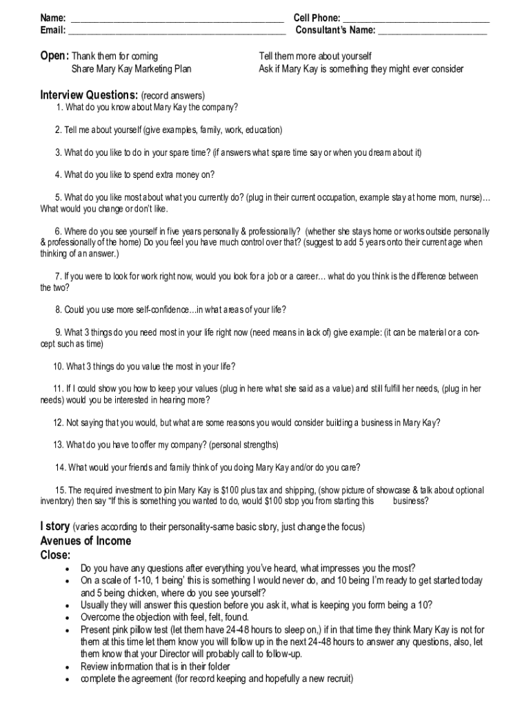 Fillable Online 10 Steps to Success Checklist for New Consultants Fax ...