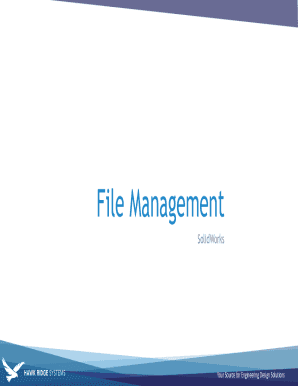 Fillable Online How to Create a Well-Organized File Management System ...