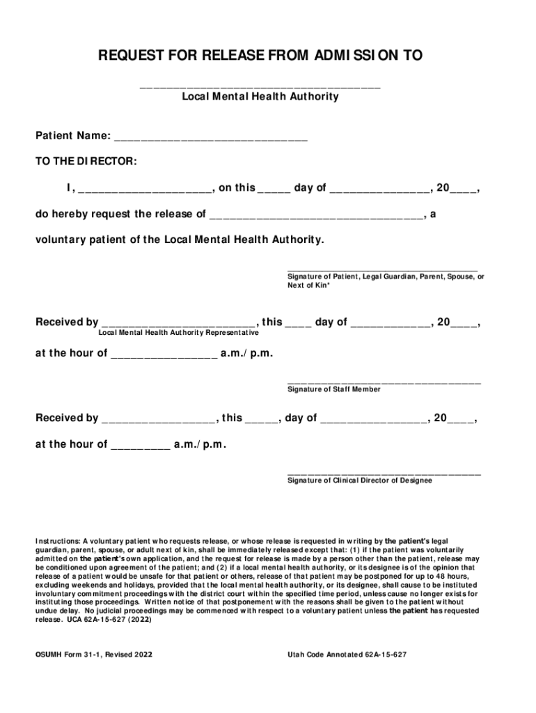 Fillable Online Health or Peace Officer Hold Form Fax Email Print ...