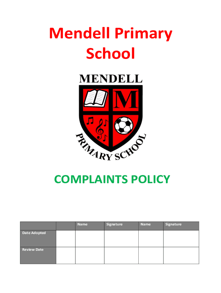 Fillable Online Grievance, Complaint and Dispute Resolution Mechanisms Fax Email Print - pdfFiller