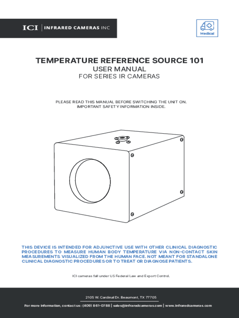 Fillable Online ici fmx 400 p series ir camera pedestal stand quick ...