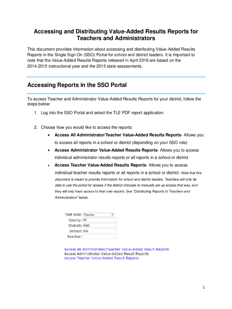 Fillable Online sde ok Accessing and Distributing Value Added Reports.pdf Fax Email Print ...