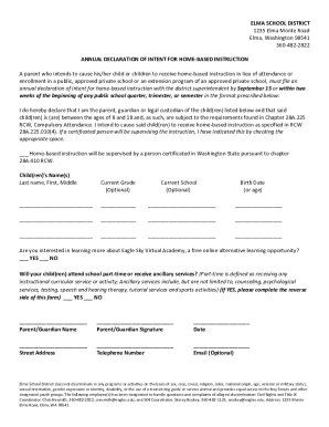 Fillable Online Elma School District - Washington State Report Card ...