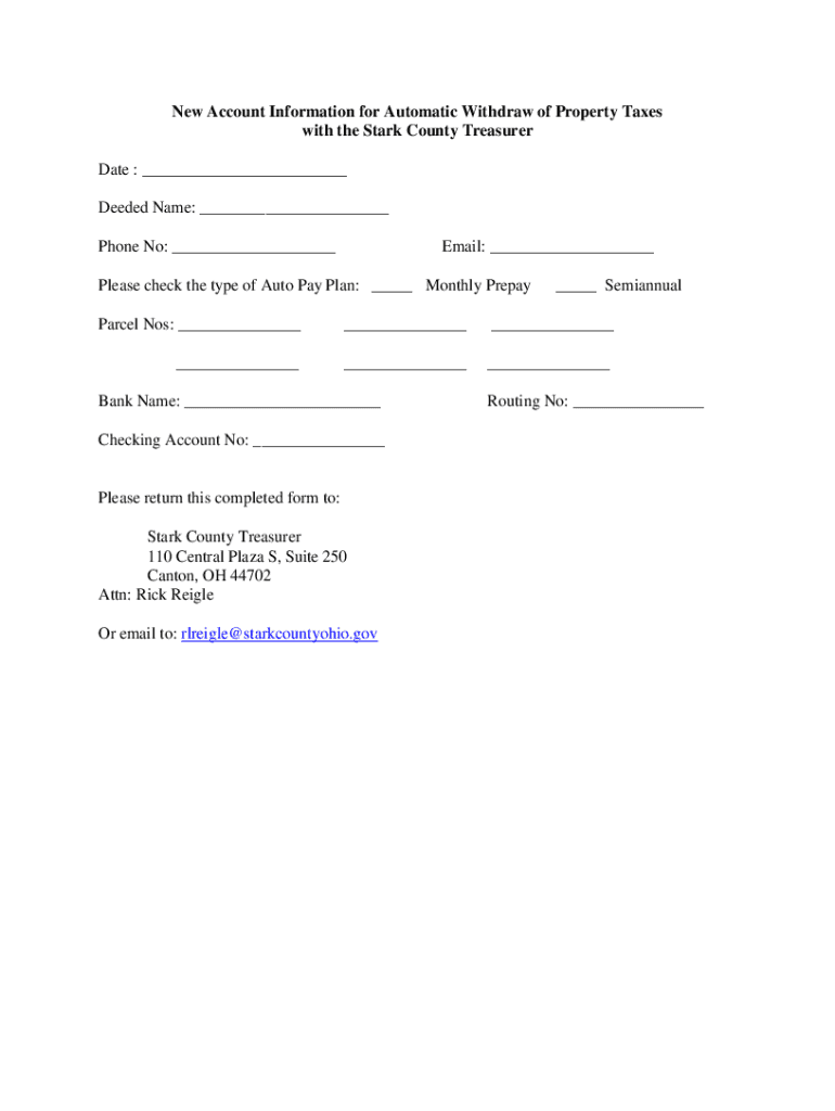 Fillable Online Real Estate or Manufactured Home Tax Bill Fax Email ...