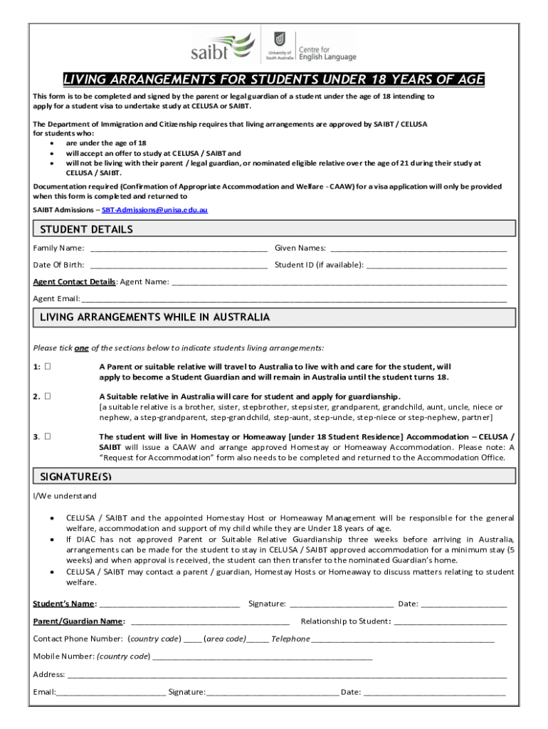 Fillable Online Parent or Guardian Signature Form Fax Email Print ...