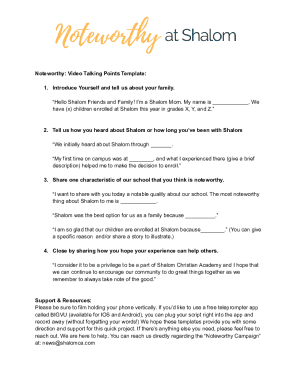 Fillable Online Noteworthy Template Fax Email Print - pdfFiller