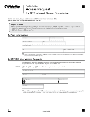 Fillable Online Master Agreement for DST FAN Mail Services TA2000 Fax ...