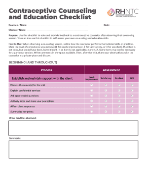 Fillable Online MODULE 3: COUNSELING FOR FAMILY PLANNING ... Fax Email Print - pdfFiller